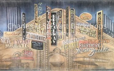 Broadway Backdrop - Backdrops by Charles H. Stewart
