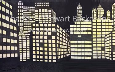 NYC Skyline II Backdrop - Backdrops by Charles H. Stewart