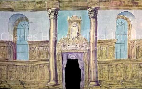 Gymnasium Backdrop - Backdrops by Charles H. Stewart
