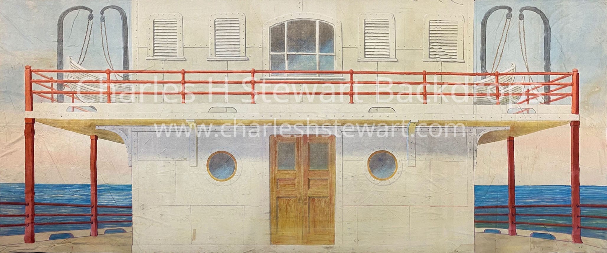 Ship Deck Backdrop For Rent by Charles H. Stewart