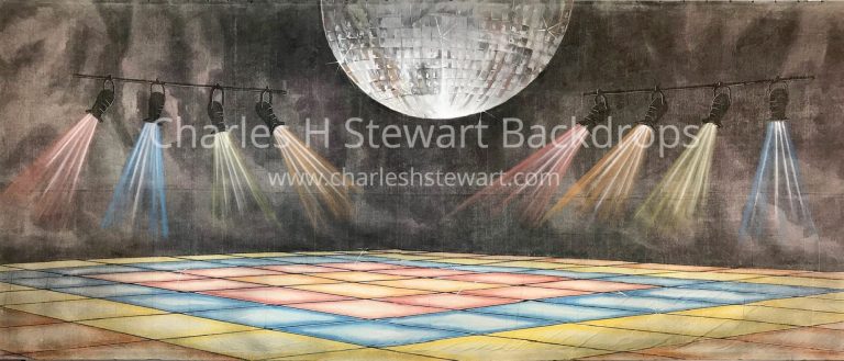 Disco Fever Backdrop For Rent by Charles H. Stewart