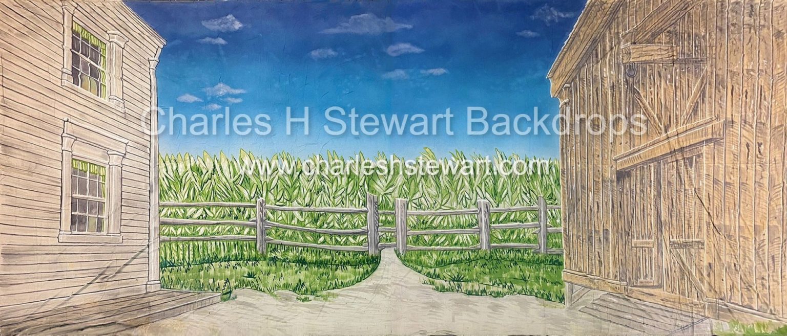 Farm Backdrop For Rent by Charles H. Stewart