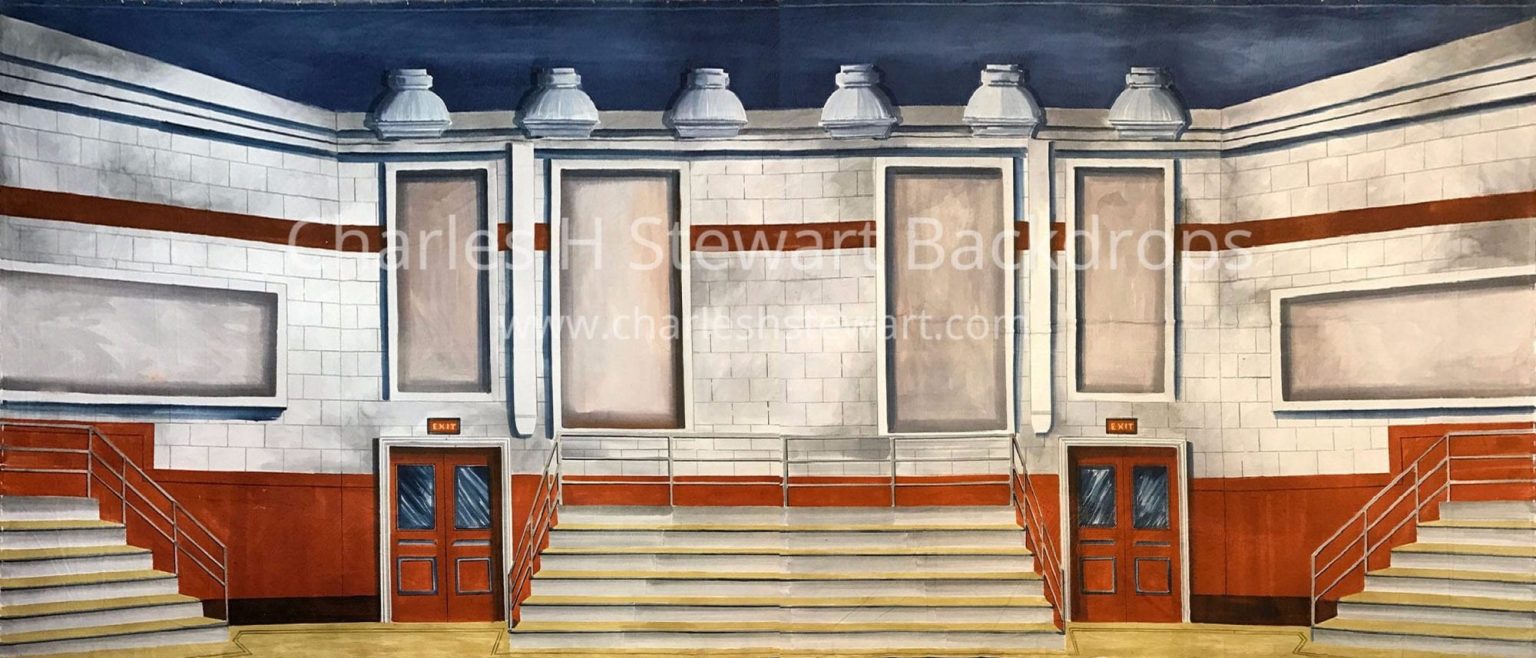 Gymnasium Backdrop For Rent by Charles H. Stewart