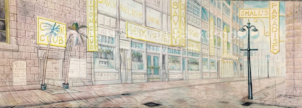 Harlem Street Backdrop For Rent by Charles H. Stewart