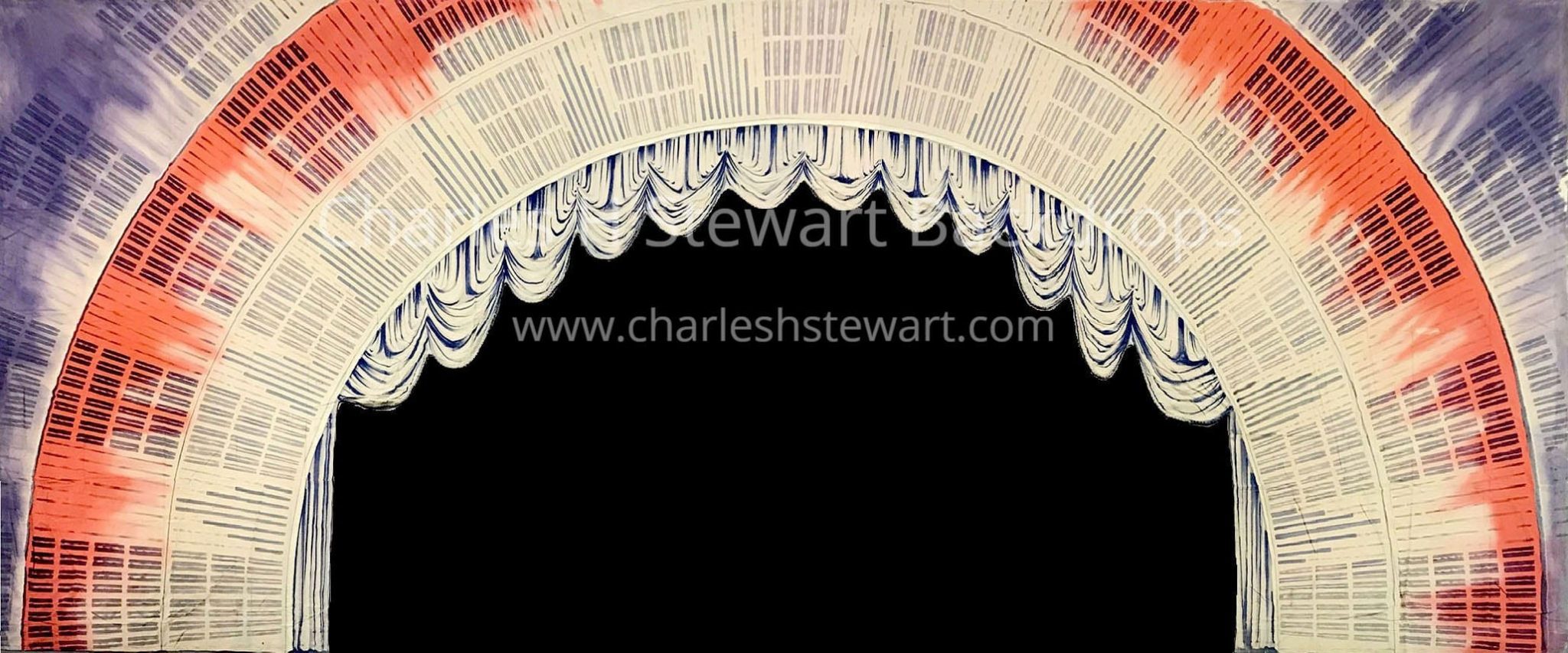 Radio City Music Hall Proscenium Backdrop - Backdrops by Charles H. Stewart