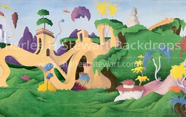 Seussical The Musical Backdrops For Rent | Backdrop Rentals