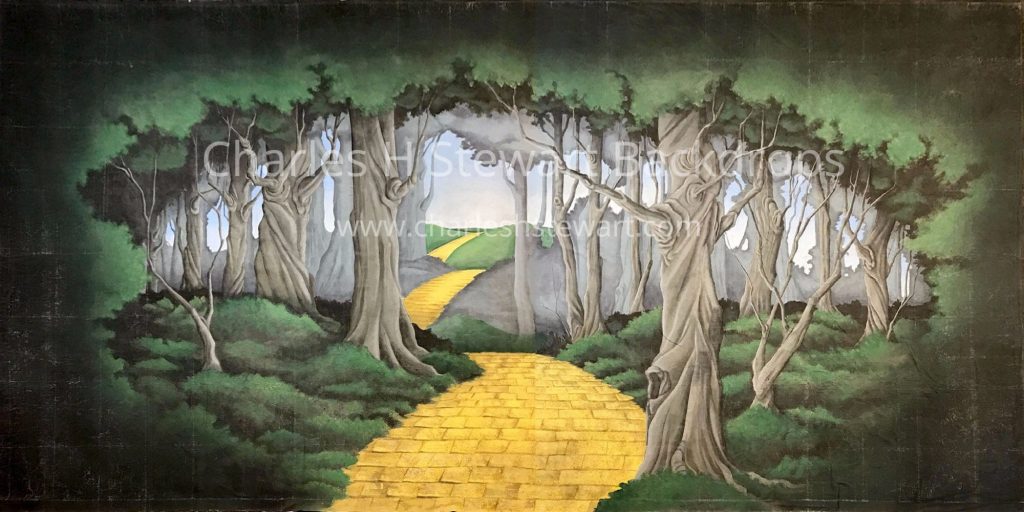 Oz Forest Backdrop For Rent by Charles H. Stewart
