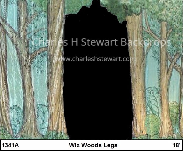 The Wiz Woods Legs Backdrop - Backdrops by Charles H. Stewart