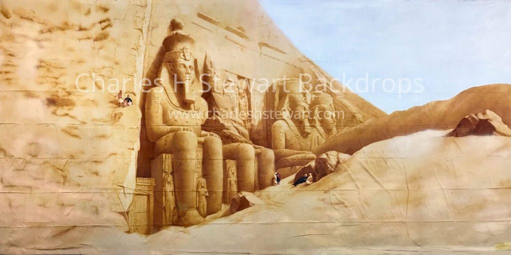 Temple of Ramses Backdrop For Rent by Charles H. Stewart