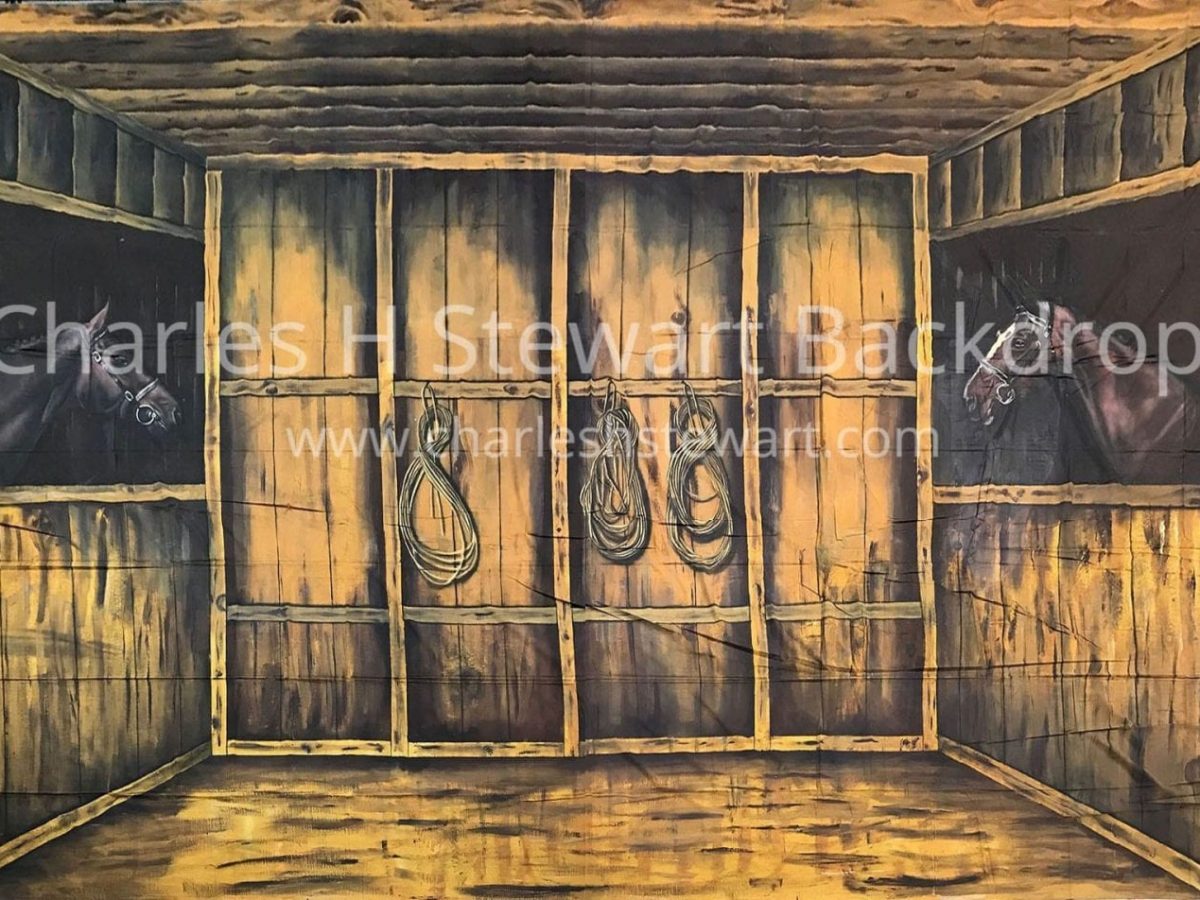 Inside Barn Background