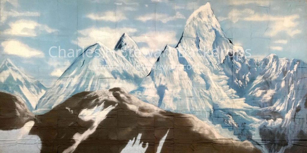 Mountain Landscape Backdrop For Rent by Charles H. Stewart