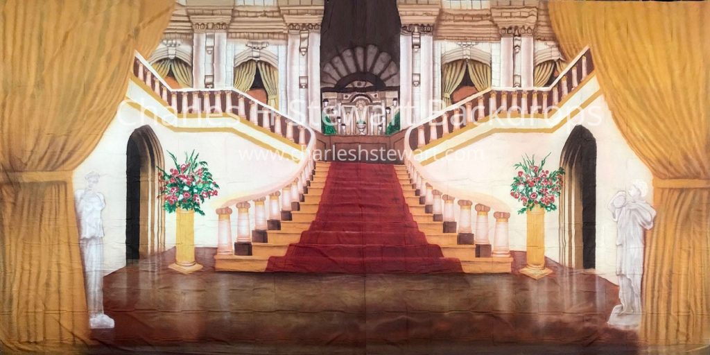 Palace Staircase Backdrop For Rent by Charles H. Stewart