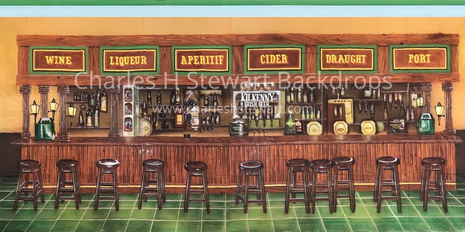 Irish Pub Backdrop For Rent by Charles H. Stewart