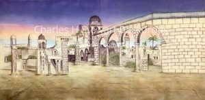 Jerusalem Backdrop - Backdrops by Charles H. Stewart