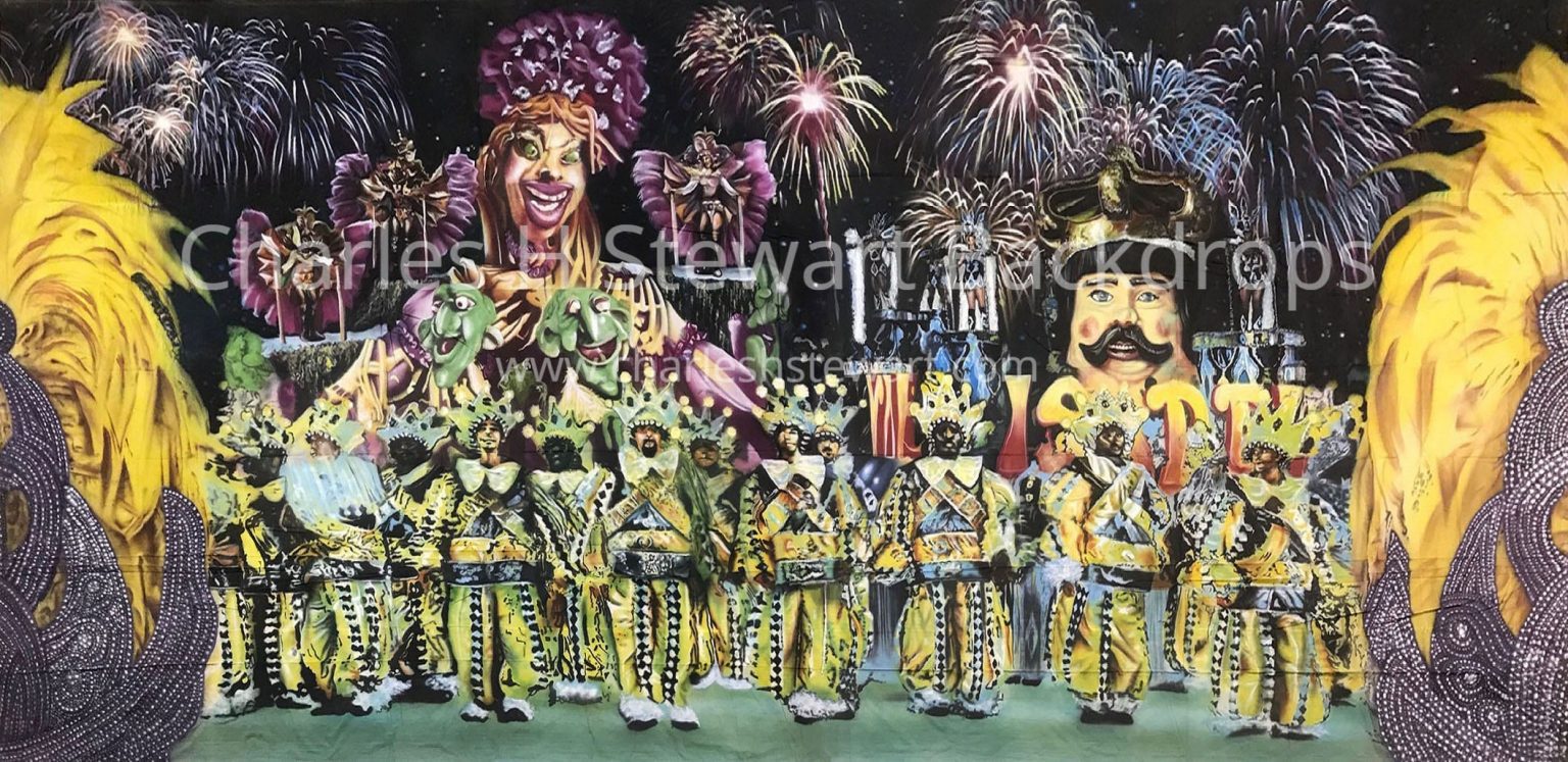 Samba Parade Rio Carnival Backdrop | Backdrops by Charles H. Stewart