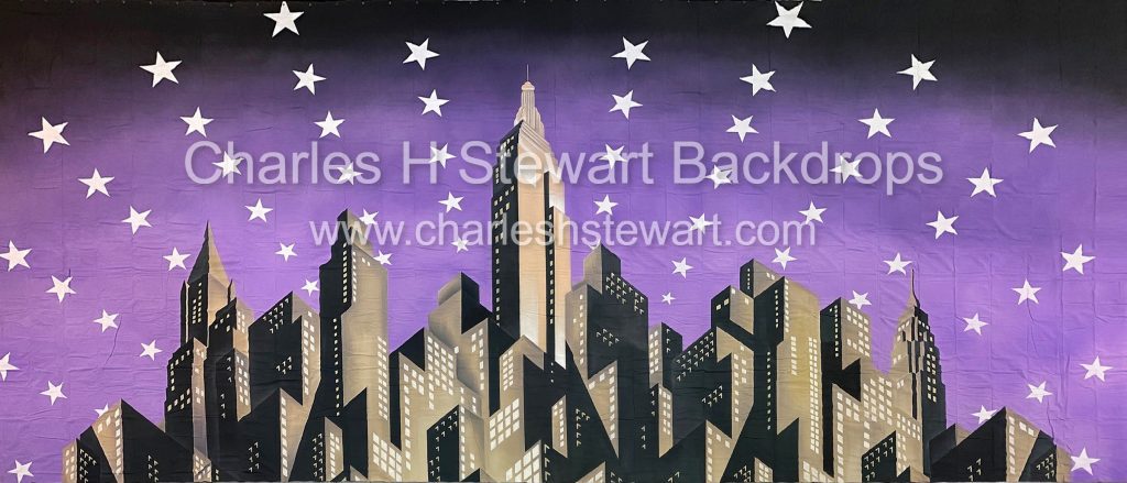 NYC Skyline Backdrop - Backdrops by Charles H. Stewart