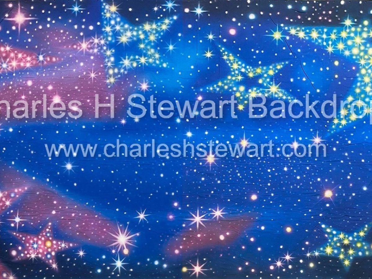Under The Stars Backdrop 2024 Happy New Year Banner, 180*110cm Happy